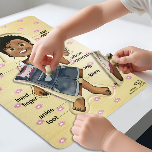 My Body – Girl – Peg Puzzle 6pc – RGS Group