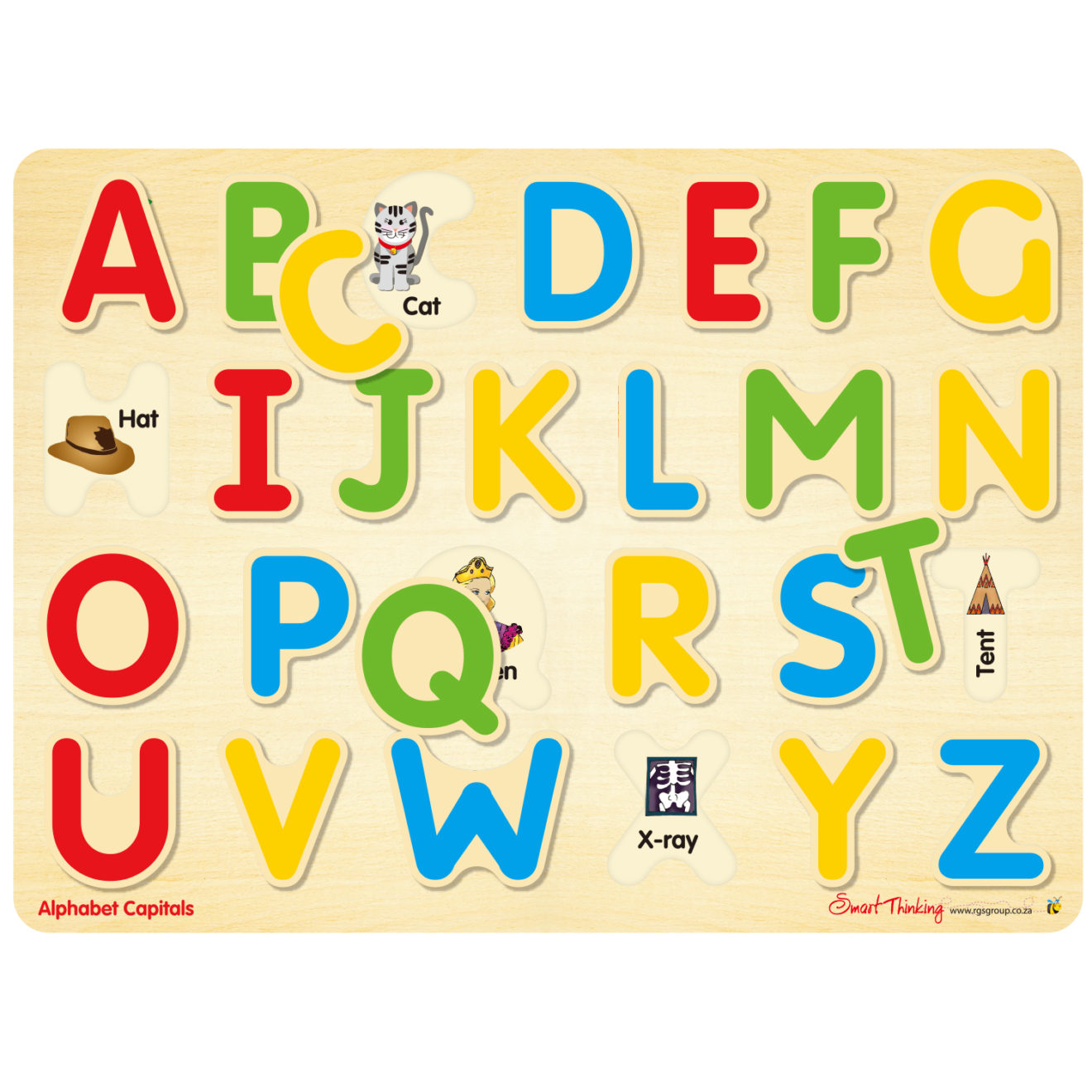 Alphabet Capitals English Tray Puzzle 26pc – RGS Group