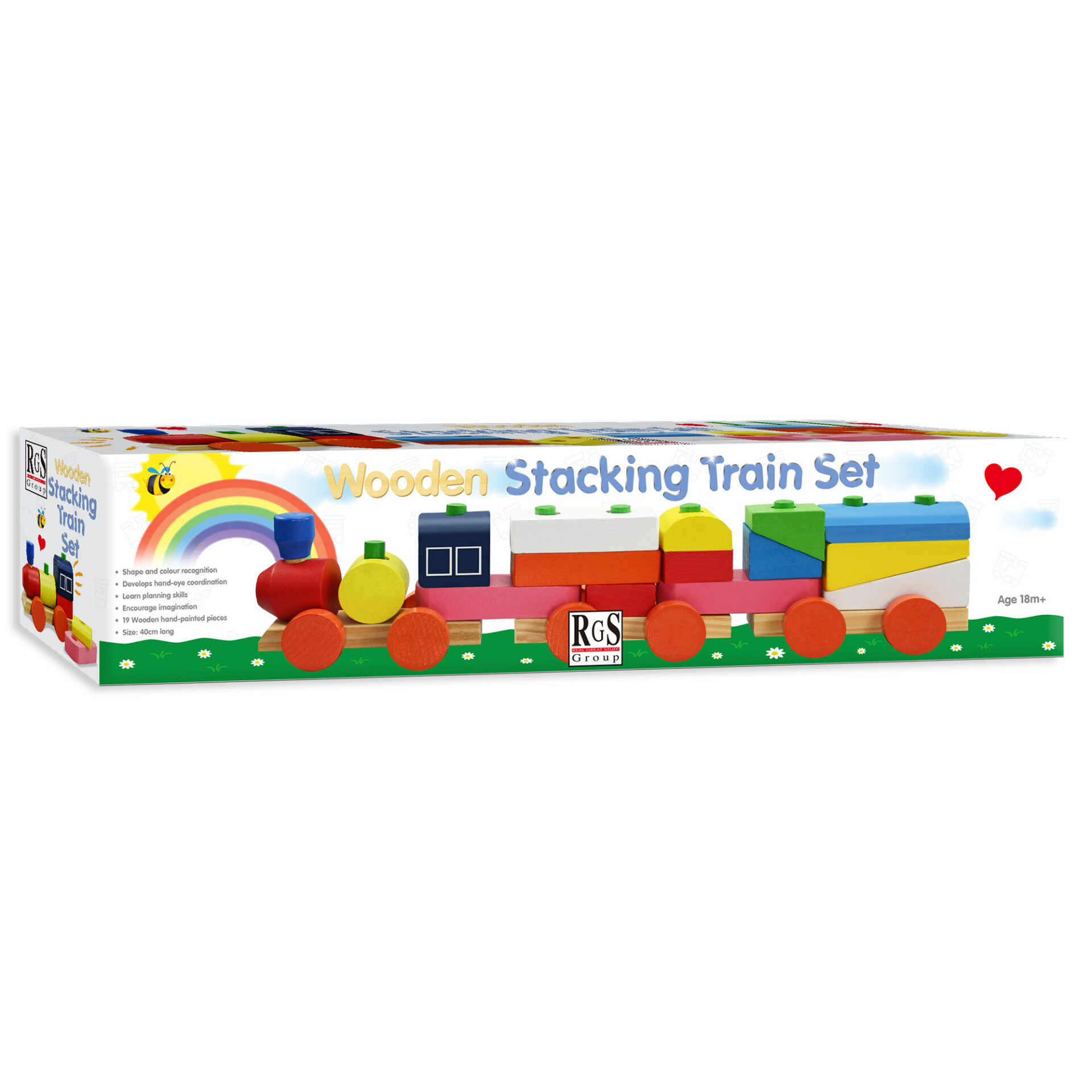 Wooden Stacking Train – RGS Group