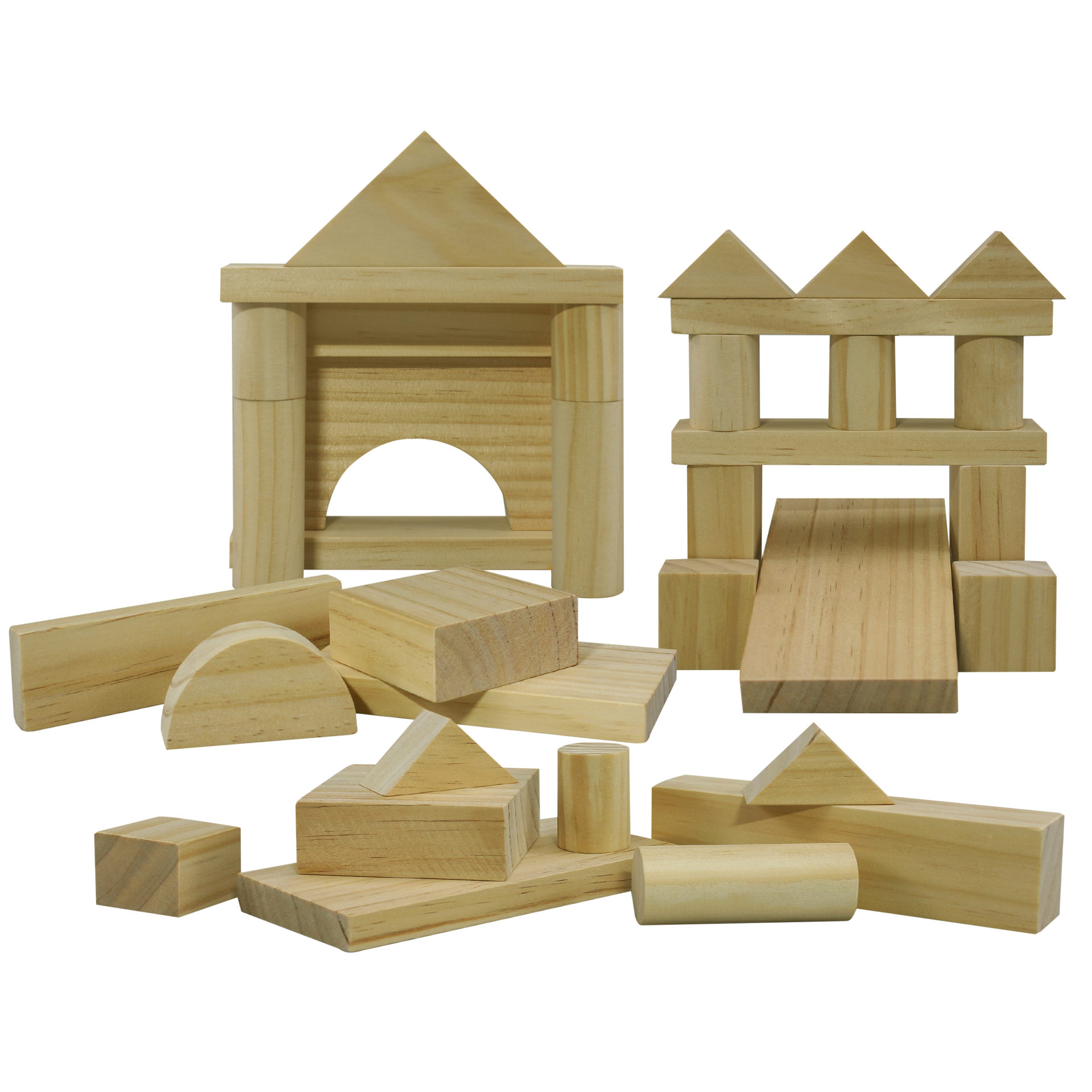 Large Wooden Blocks 60pc – RGS Group
