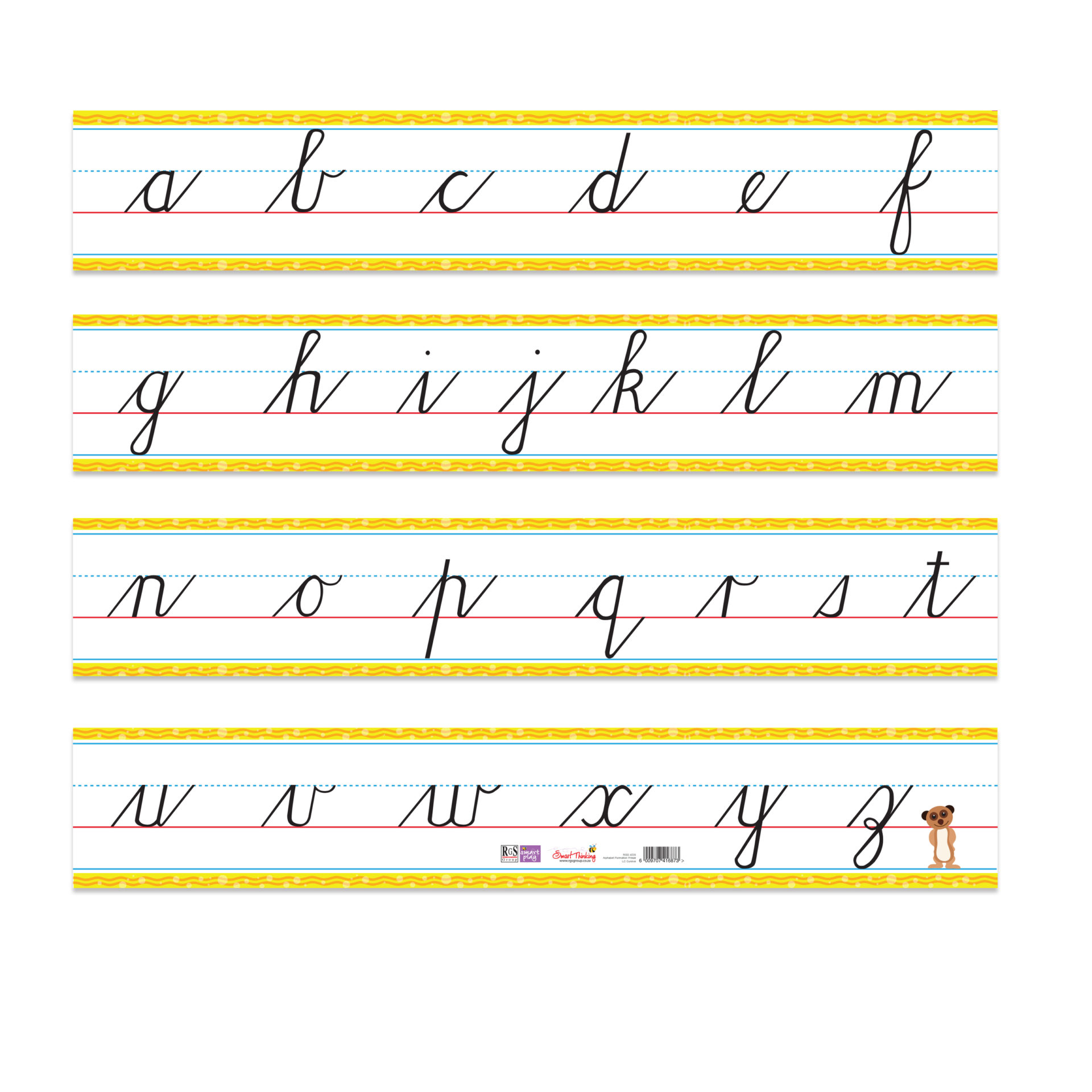 Wall Frieze – Letter Formation Lowercase Cursive – RGS Group