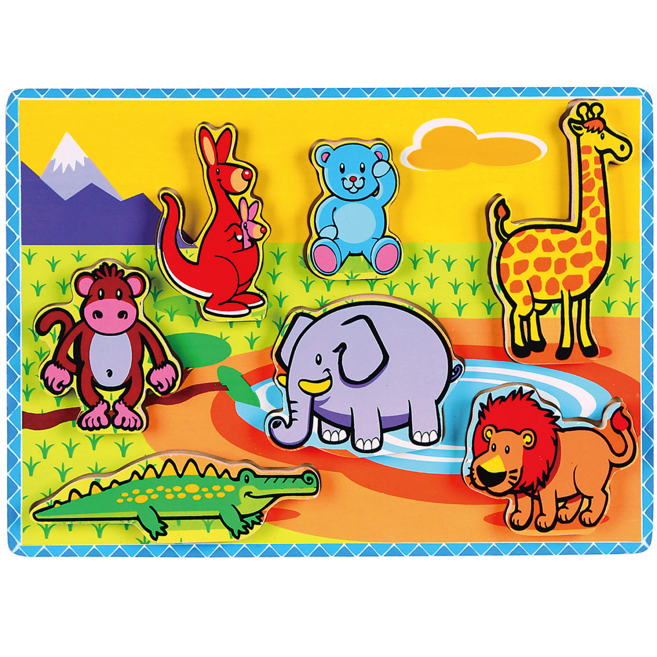 Extra Thick Chunky Puzzle Wild Animals – RGS Group