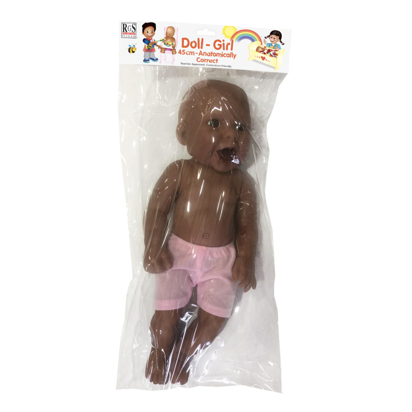 Dolls Anatomically Correct – Girl Brown – RGS Group