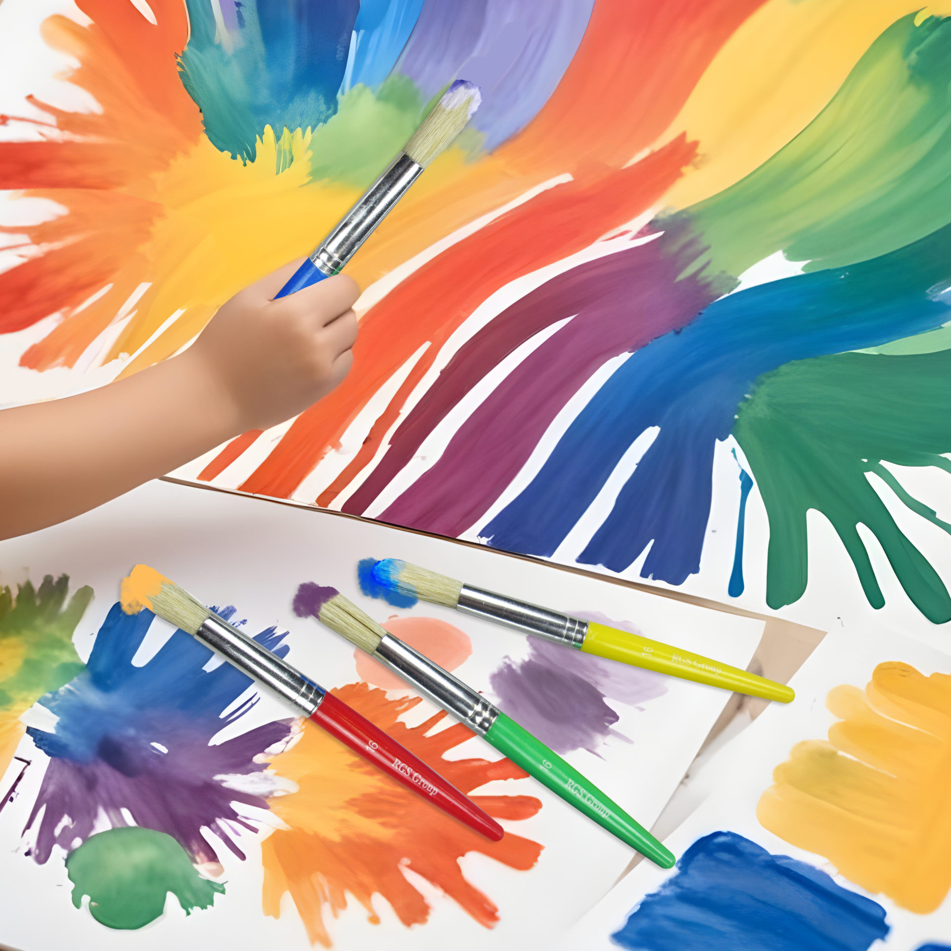 Round Paintbrush Set 4pc – RGS Group