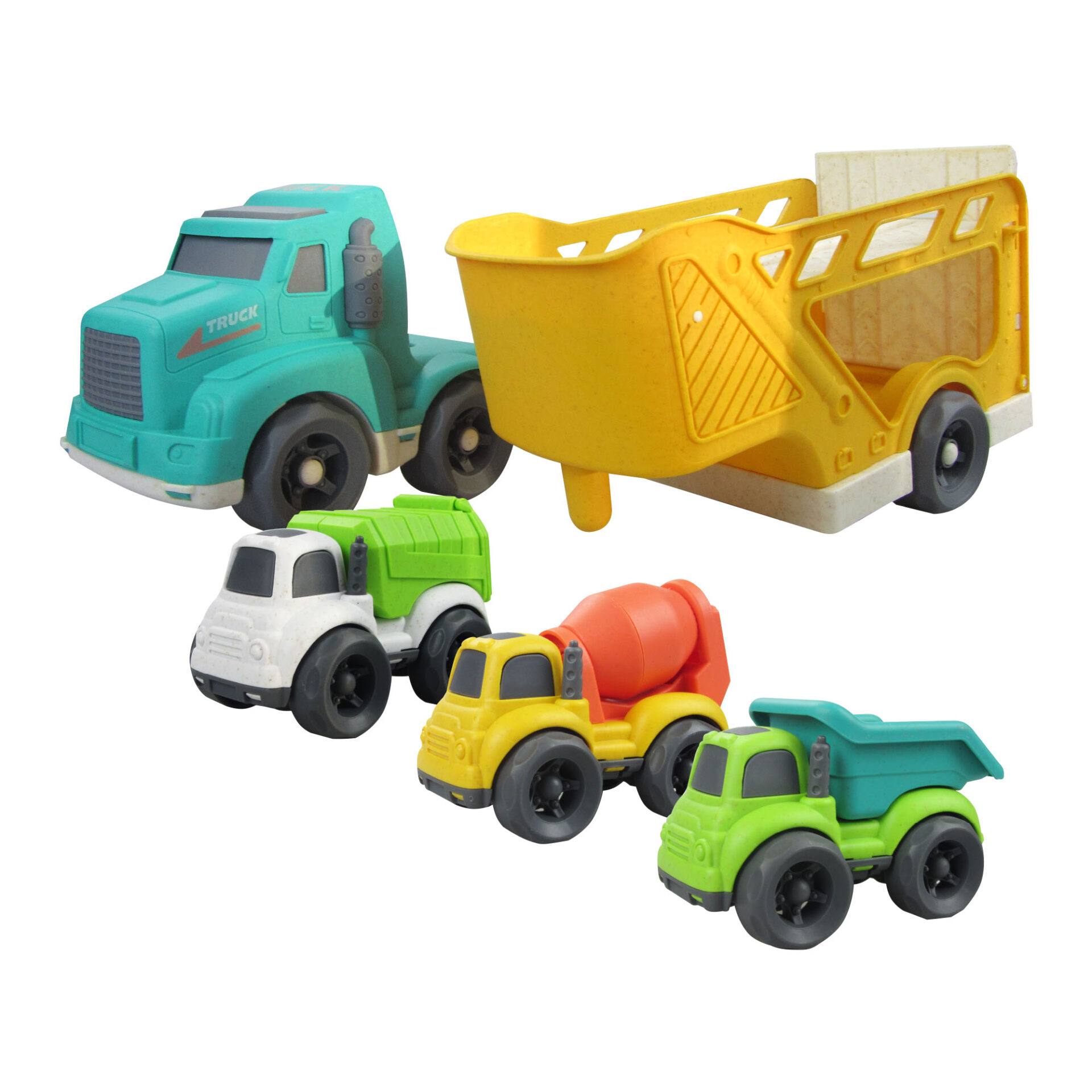 Bioplastic Carrier Truck & Construction Vehicles Set – RGS Group