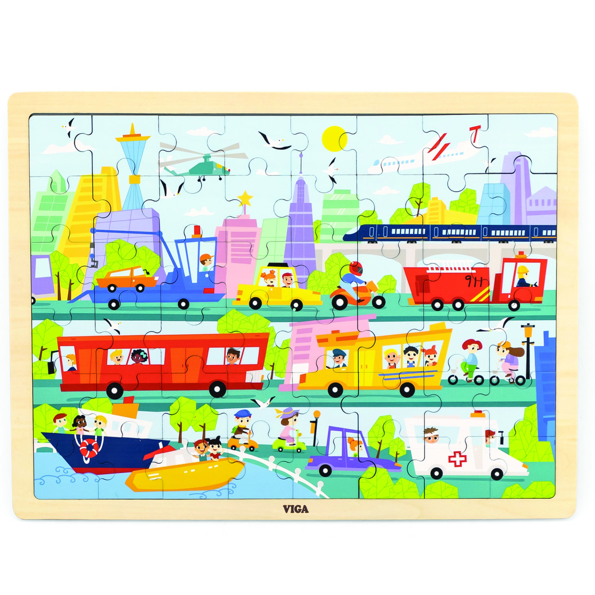 City Transport Puzzle 48pc – RGS Group