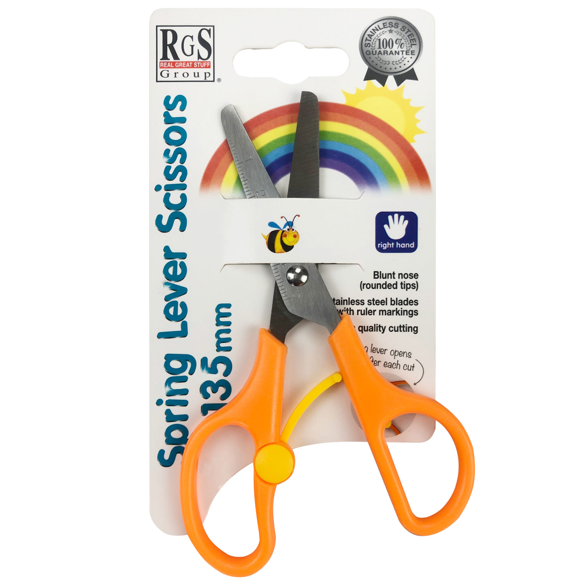 Spring Lever Scissors 135mm Right Hand – RGS Group