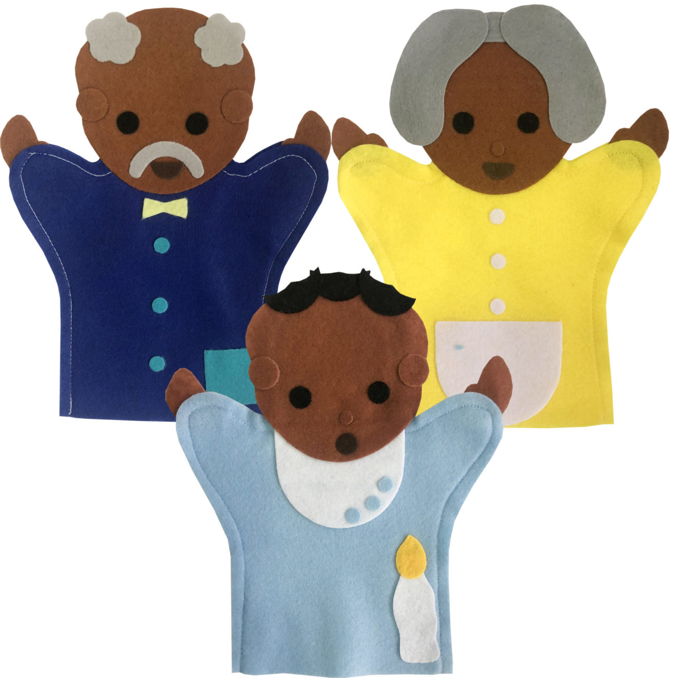 Hand Puppets Family 3pc – RGS Group