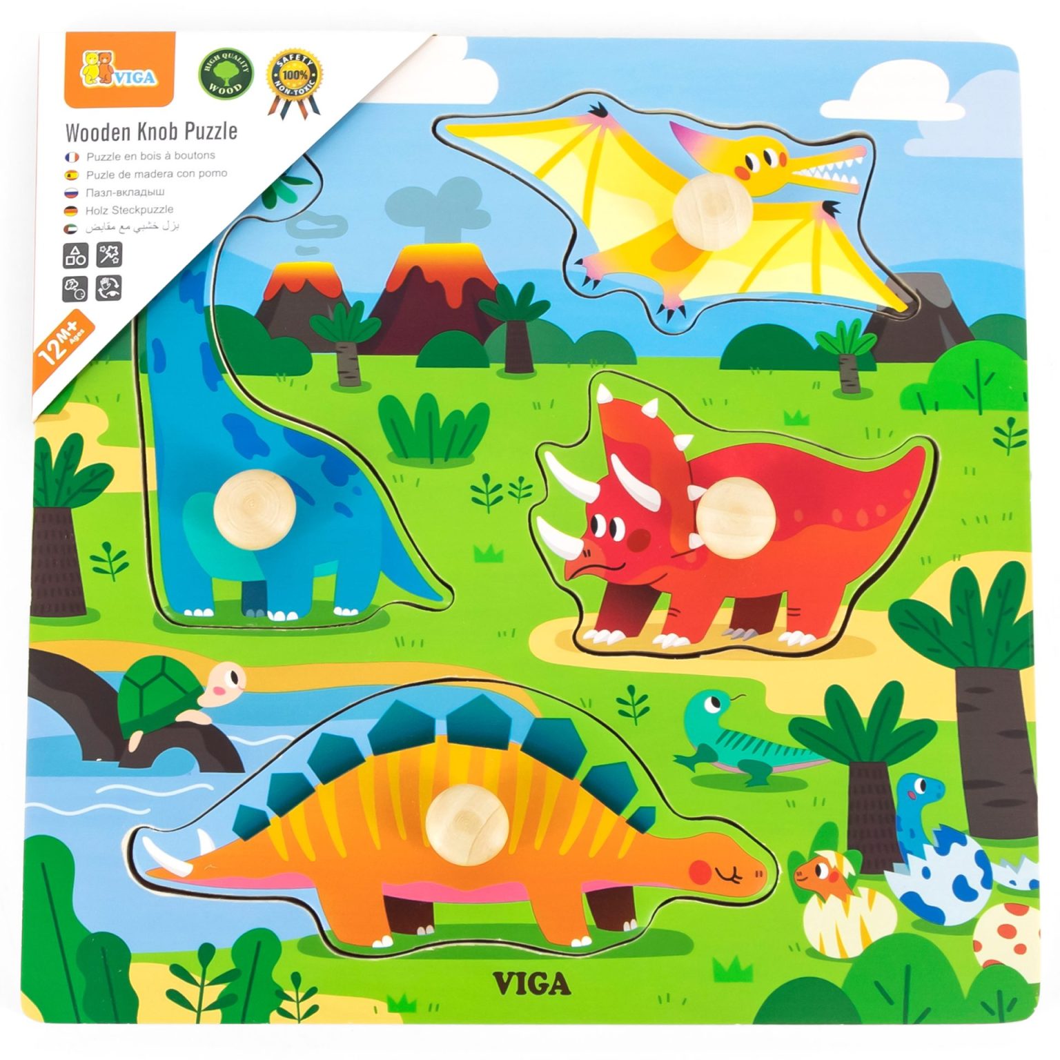 Knob Puzzle Dinosaurs – RGS Group